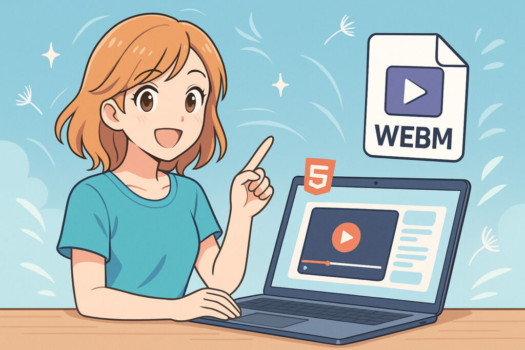 WEBMとは？Web向けに最適化された軽量動画形式｜メリット・デメリットと使い方をやさしく解説