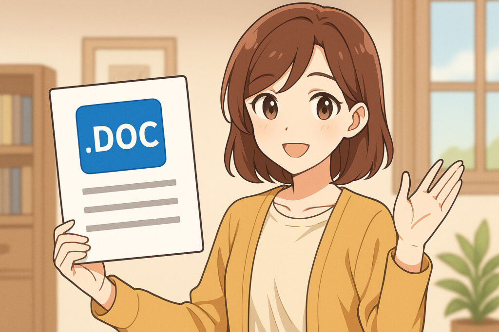 DOCとは？｜旧Word形式の文書ファイル｜メリット・デメリットと使い方をやさしく解説